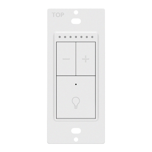 Enerlites Low Voltage Dimmer Switch w/ LED, Single Load, 24V, White ...