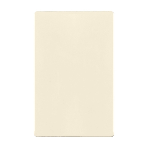 Enerlites 1-Gang Standard Wall Plate, Blank, Screwless, Light Almond ...