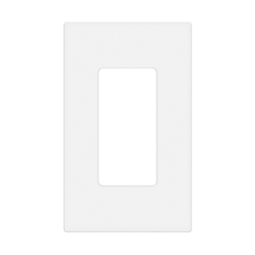 Enerlites 1-Gang Mid-Size Antimicrobial Wall Plate, Decora, Screwless ...