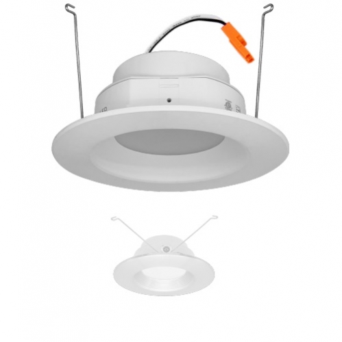 EnVision 5/6-in 15W ADL Downlight, Baffle, E26, 1100 lm, 120V, 3000K, White (EnVision LED-ADL-5/ ...