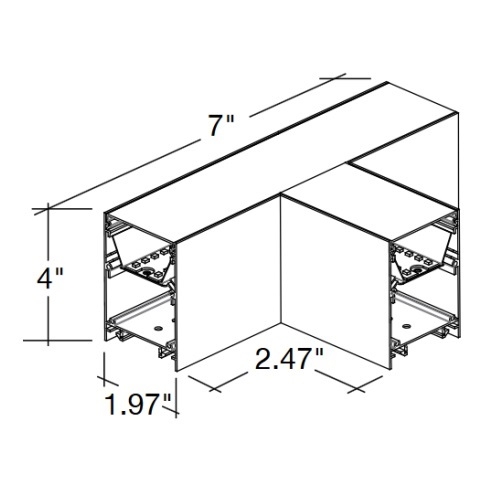 EnVision 2-ft 50W T Shape Linear Fixture for ALIN2 UP/Down 277V CCT ...