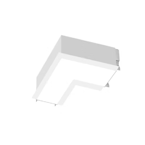 EnVision 3.5W/5W/7W Arcy L-Shape Recessed Flange Connector w/ Drywall ...