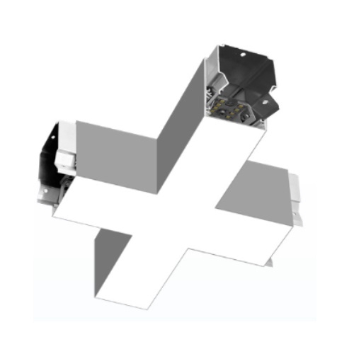 EnVision 8-in Flange Kit, X Shape Connector Model, WHT for ALIN2 Linear ...