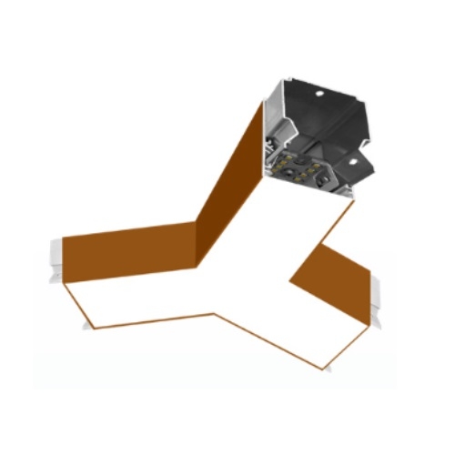 EnVision 8-in Flange Kit, Y Shape Connector Model, WHT for ALIN2 Linear ...