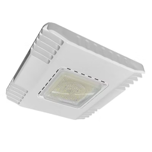 EnVision 150W 15-in Slim-Line Square Canopy, 120V-277V, 4000K/5000K ...