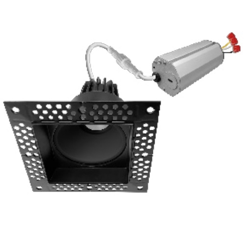 EnVision 8W 2-in Trimless Downlight, Square, 120V, 600 lm, CCT Select ...