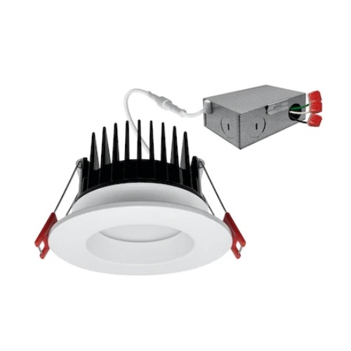 EnVision 3-in 10W Frosted J-Box Canless Downlight, 800lm, 120V, 5 CCT ...