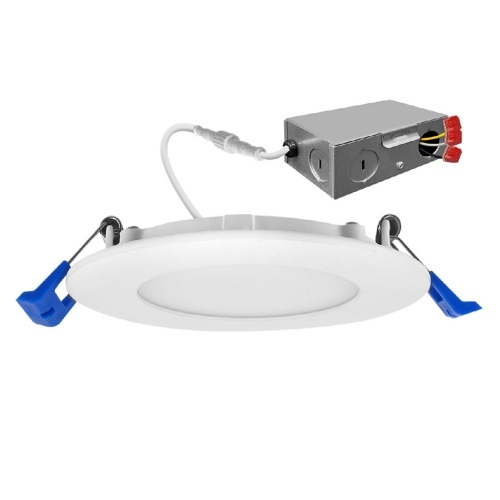 EnVision 4-in 8/10/12W SnapTrim Downlight, Round, 120V, 5-CCT Select ...