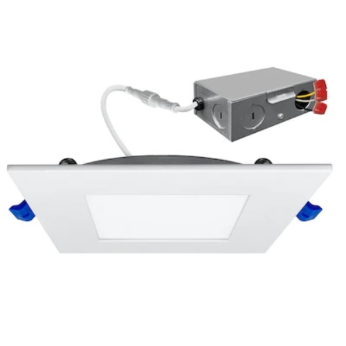 EnVision 4-in 11W Slim-Line External J-Box Downlight, 120-277V, 5 CCT ...