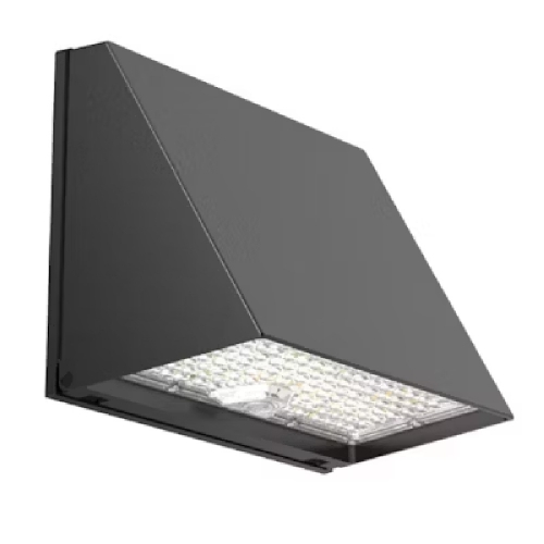 EnVision 20W/30W/40W/50W/60W 13.25-in FC Trapezoid Wall Pack, Black ...