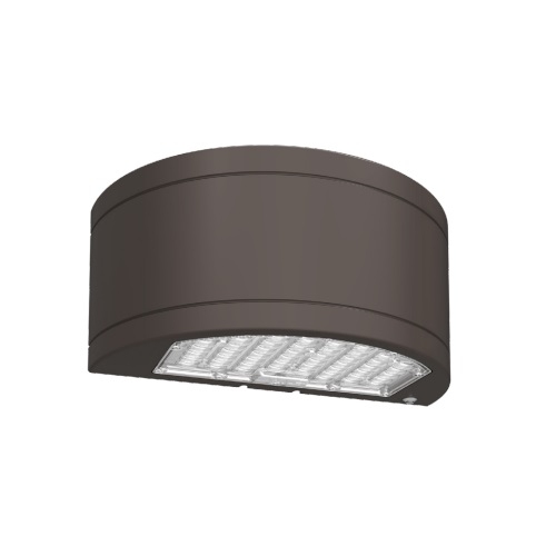 EnVision 48/80W Semi-Circle Wall Pack w/ PC, Up/Down, 120V-347V, 3CCT ...