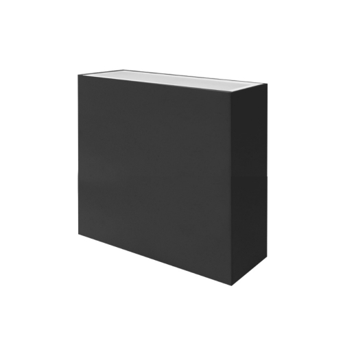 EnVision 30W Modern Sconce Light, Square, 120V-277V, CCT Select, Black ...