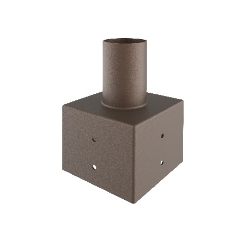EnVision Tenon Square 4-in Pole Reducer to 2.36-in (EnVision TN-SQ-4 ...