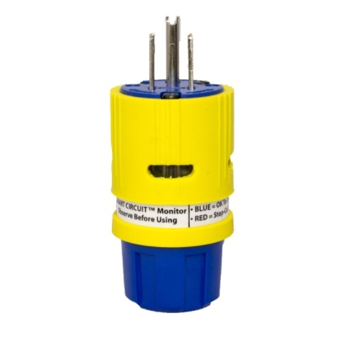 Ericson 15A Smart Monitor PermaGrip Wiring Plug, NEMA 5-15, 1PH, 2P/3W ...