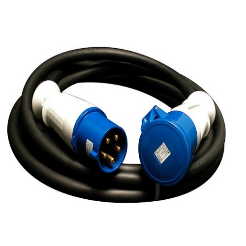 Ericson 50-ft Multi Conductor Cord, M-Plug & F-Connector, 100A, 2/5 AWG ...