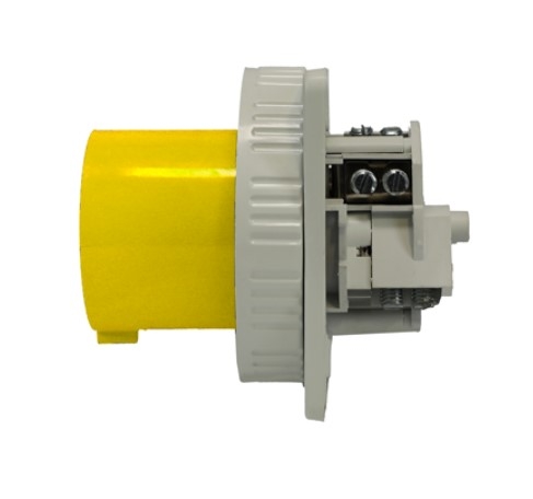 Ericson 20A Pin & Sleeve Angled Inlet, 1 Ph, 2P/3W, 277V, Gray & Gray ...