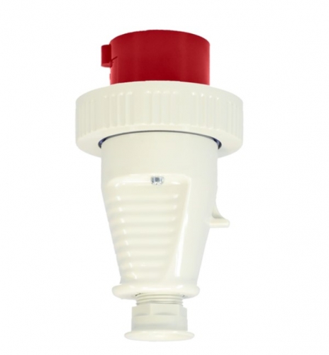 Ericson 20A Pin & Sleeve Plug, 3PH, 4P/5W, 277/480V, Red & Gray ...