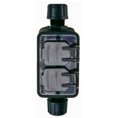 Ericson 1-Gang Outlet Box, Dual-Side, WR, Feed-Thru, Duplex, Deep ...