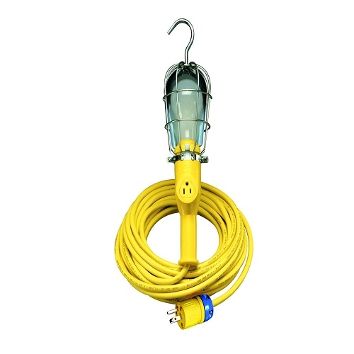 Ericson 50-ft 100W 9 Handlamp, 5-15P, SOW, 16/3, 120V, 104-I Guard ...