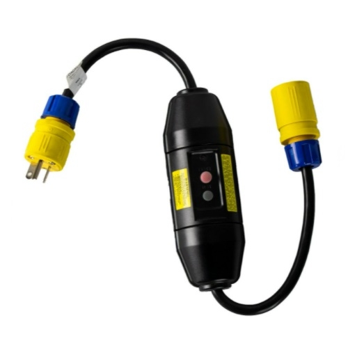 Ericson 2-ft CMRCL Inline Portable GFCI w/ 5-20P & 5-20C, MNL, 2400W ...