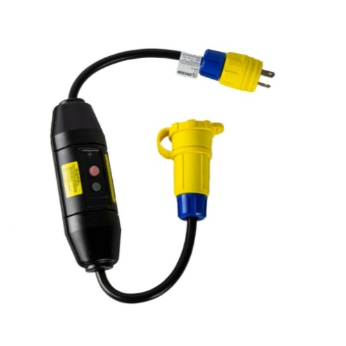 Ericson 2-ft CMRCL Inline Portable GFCI ,Perma-Tite Wiring, 5-20P & 5 ...