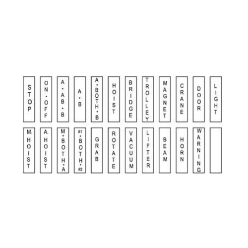 Ericson Labels for Pendant Station, Enclosure (Ericson LS3 ...