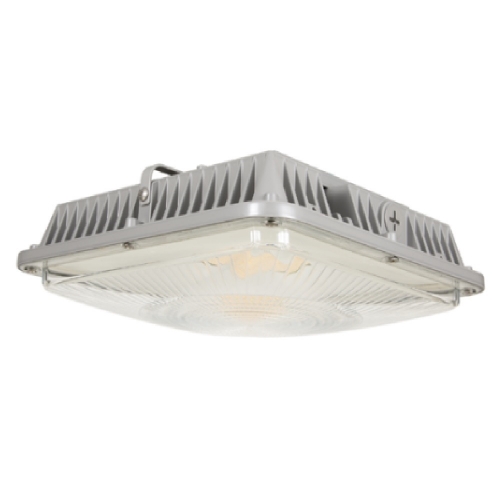 ESL Vision 30/40/60W LED Canopy Light w/ 8W BBU & PC, 120V-277V, Select ...