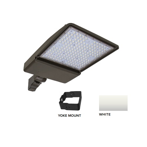 ESL Vision 250W LED Shoebox Area Light w/ Yoke Mount, 0-10V Dim, 38043 ...