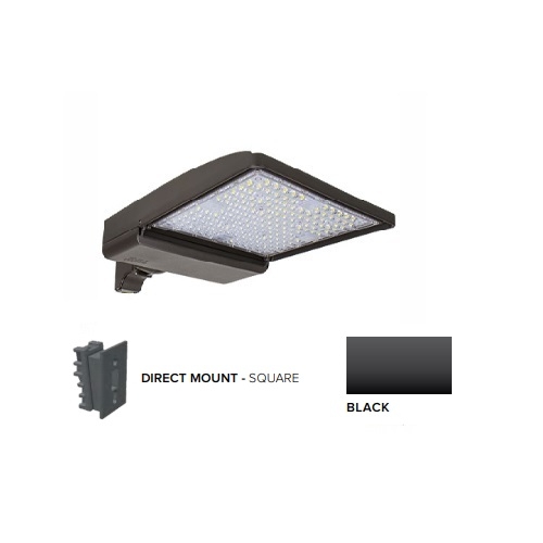 ESL Vision 250W LED Shoebox Area Light w/ Direct Arm Mount, 0-10V Dim ...