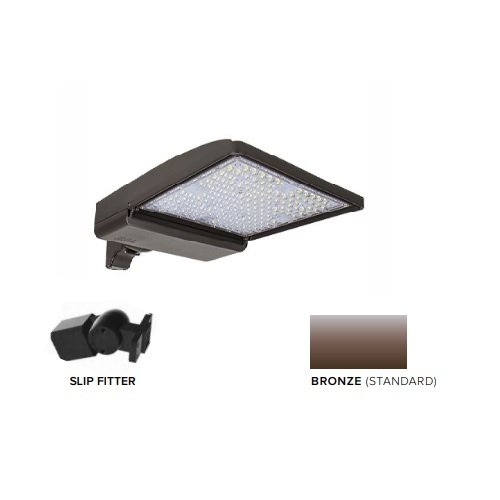 ESL Vision 250W LED Shoebox Area Light, Slip Fitter Mount, 0-10V Dim ...
