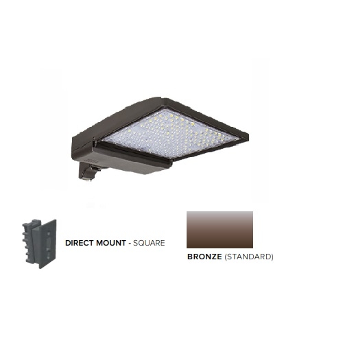 ESL Vision 320W LED Shoebox Area Light w/ Direct Arm Mount, 0-10V Dim ...