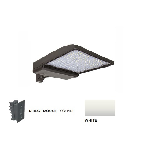 ESL Vision 320W LED Shoebox Area Light w/ Direct Arm Mount, 480V, 0-10V ...