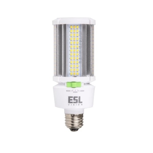 ESL Vision 9/12/18W LED Corn Bulb, E26, 2615 lm, 120V-277V, CCT ...