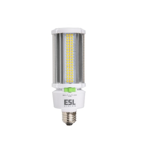 ESL Vision 12/18/27W LED Corn Bulb, E26, 3915 lm, 120V-277V, CCT ...
