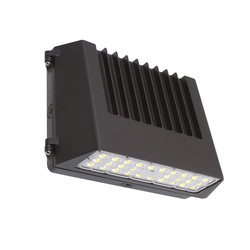 ESL Vision 55W Full Cutoff LED Wallpack w/ 9W BBU, 120V-277V, CCT ...