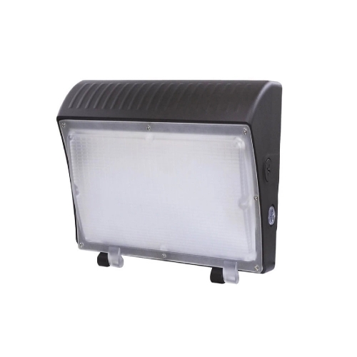 ESL Vision 40/55/70W LED Wall Pack w/ BBU, 120V-277V, CCT Select ...