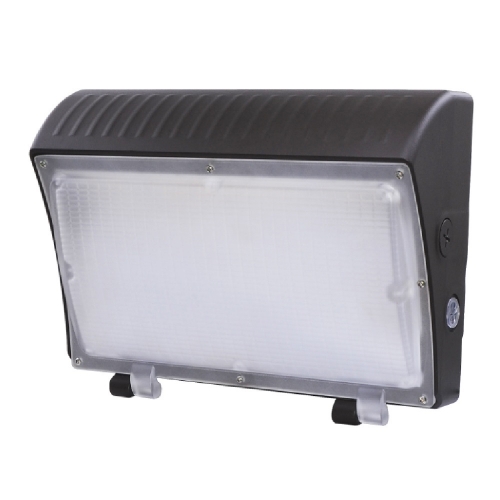 ESL Vision 40/55/70W LED Wall Pack w/ BBU, Semi Cut Off, 120V-277V ...