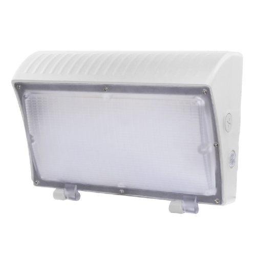 ESL Vision 70/85/100W LED Wall Pack w/ BBU & Sensor, Semi Cut Off ...