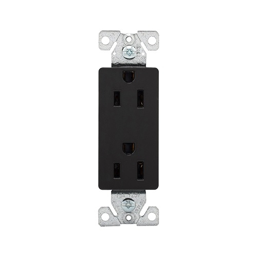 Eaton Wiring 15 Amp NEMA 5-15R Duplex Decorator Receptacle Outlet ...