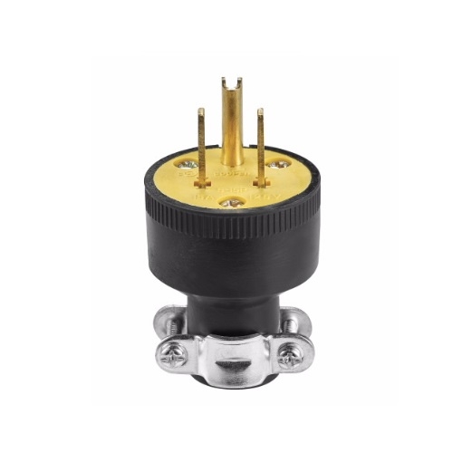 Eaton Wiring 15 Amp Straight Blade Plug, 2-Pole, 3-Wire, #18-10 AWG ...