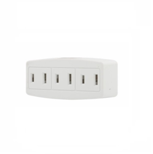 Eaton Wiring 15 Amp Cube Tap, Three Outlet, White (Eaton Wiring 1747W ...