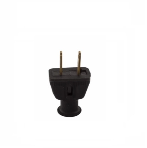 Eaton Wiring 15 Amp Rubber Plug, NEMA 1-15P, Black (Eaton Wiring 183BK ...