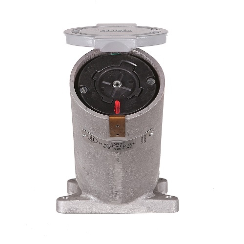 Eaton Wiring 60 Amp Non-NEMA 600V Angled Locking 4P5W Power-Lock ...