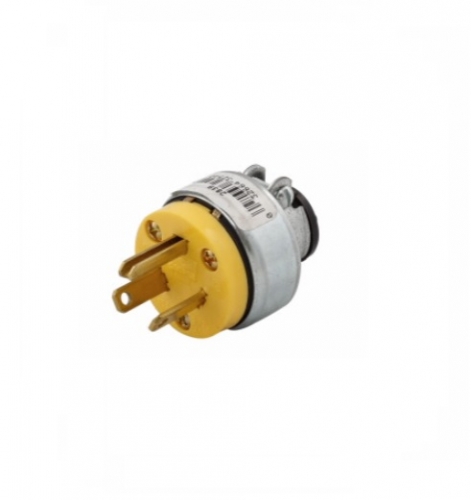 Eaton Wiring 15 Amp Electric Plug, Armored, NEMA 7-15P, Black (Eaton ...
