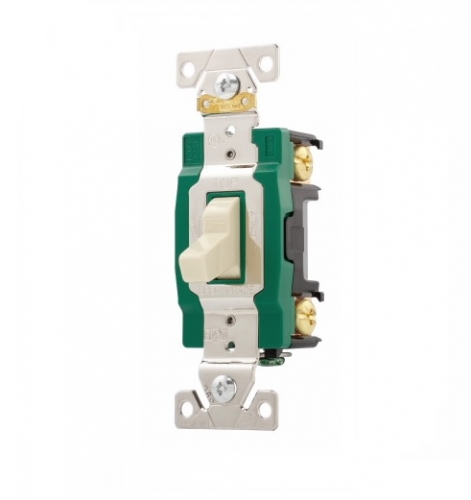 Eaton Wiring 30 Amp Toggle Switch, Industrial Grade, Ivory (Eaton ...