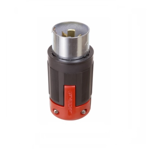 Eaton Wiring 50 Amp Locking Plug, Non-NEMA, Black/Red (Eaton Wiring ...