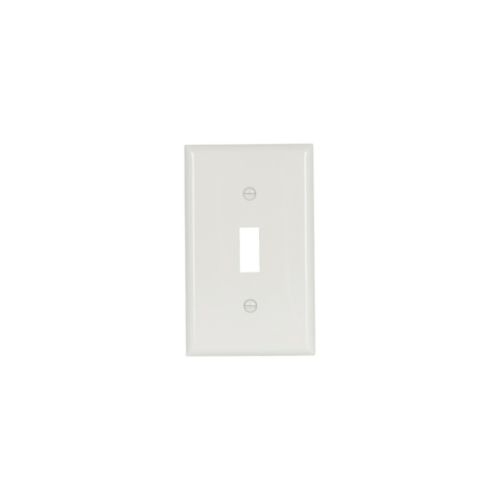 Eaton Wiring Wall Plate for Toggle Switch, 1-Gang, White (Eaton Wiring ...