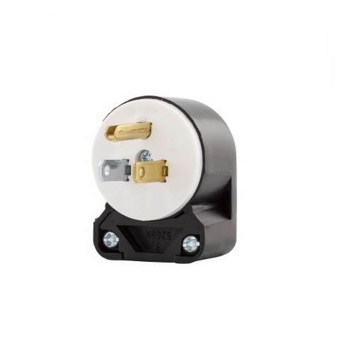 Eaton Wiring 15 Amp Grip Plug, Angled, Nylon, Black (Eaton Wiring ...