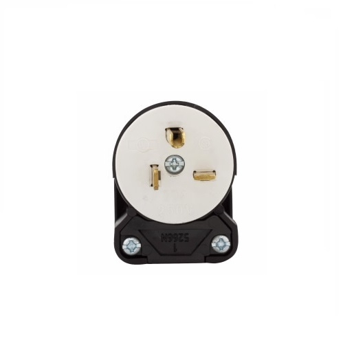 Eaton Wiring 20 Amp Electric Plug, NEMA 6-20P, Angled, Black (Eaton ...