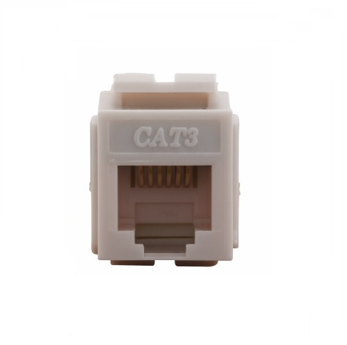 Eaton Wiring Cat 5E Modular Jack, 8-Conductor, White (Eaton Wiring 5547 ...